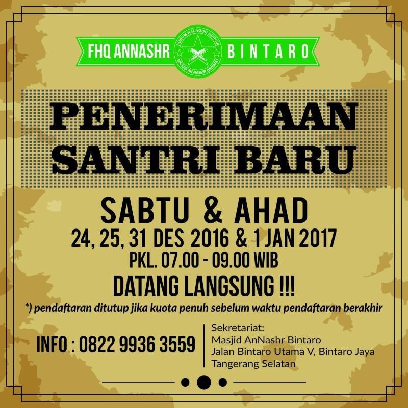 Penerimaan-Santri-Baru-Angkatan-20 – FHQ